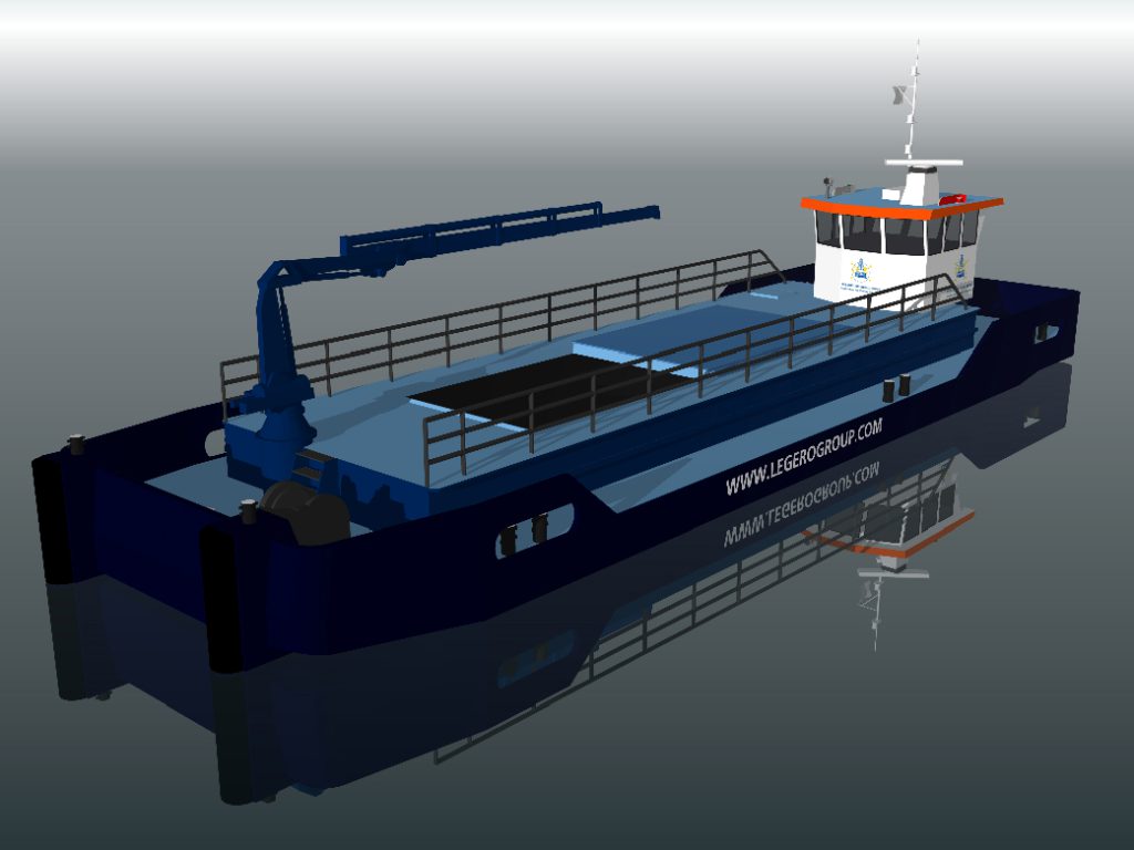 Multifunctional crane barges - Legero Group